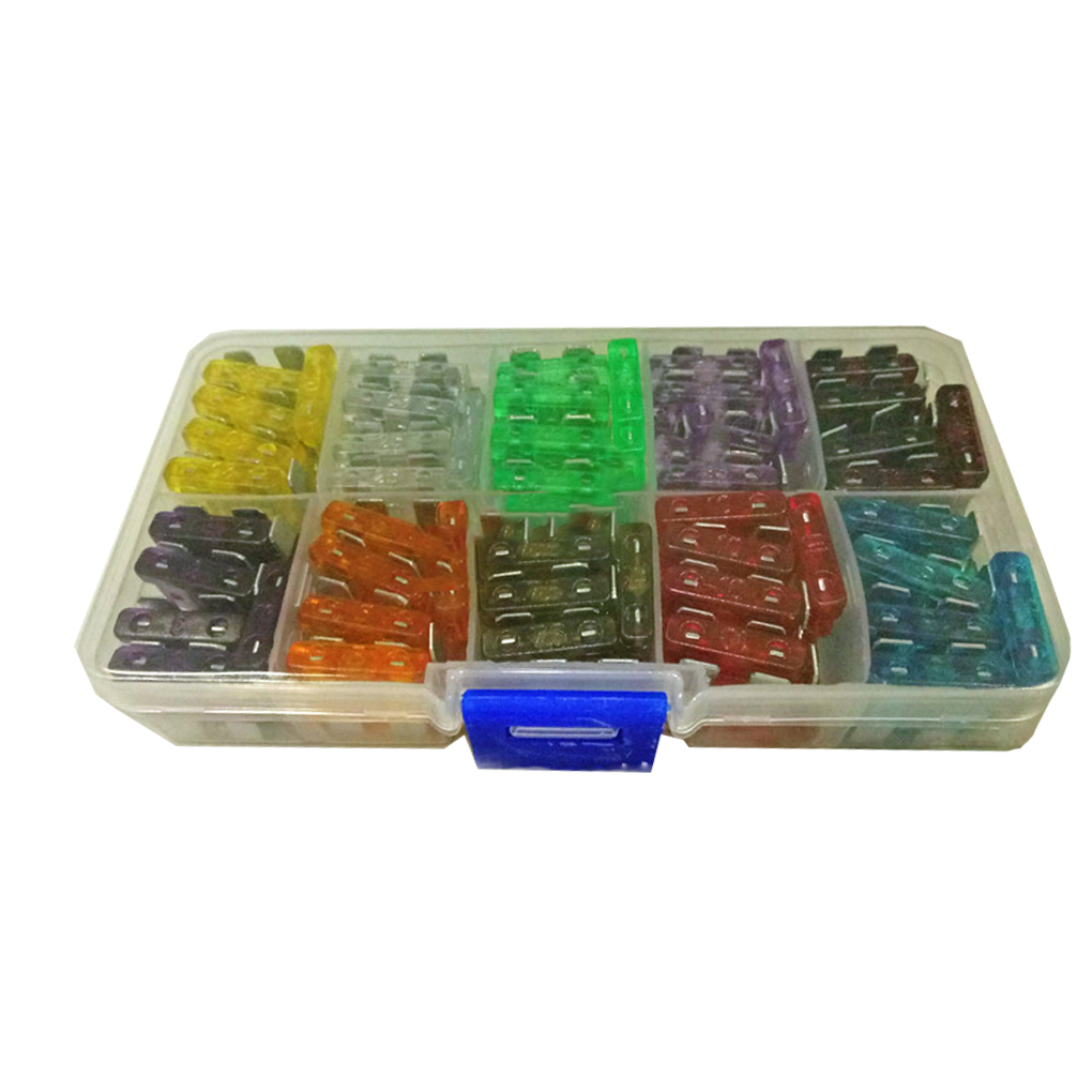100 Pcs Car Fuse Car Insurance Sheet Fuse Inserts 2A/3A/5A/7.5A/10A/15A ...