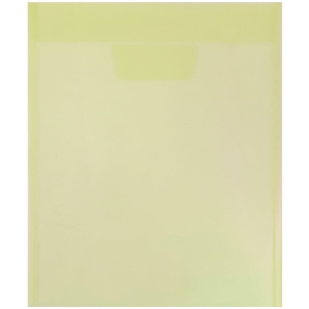JAM PAPER Plastic Envelopes with Tuck Flap Closure - Letter Open End ...