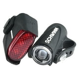 Schwinn Quick Wrap LED Light Set - Bicycle Bike Accessories for Night Riding with Front & Rear ...
