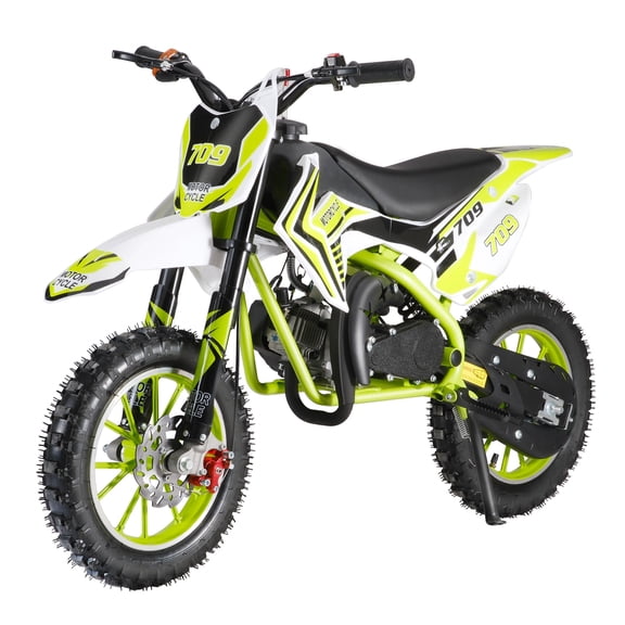 TidBay 49cc 2-Stroke Kids Dirt Bike, Gas Power Motocross, Off Road Mini ...