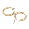 Ring 304 Stainless Steel Hoop Earrings for Women Men Ion Plating(IP ...