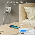 PIGADA Universal Travel Adapter, 6-in-1 International Plug, 2400W Smart ...