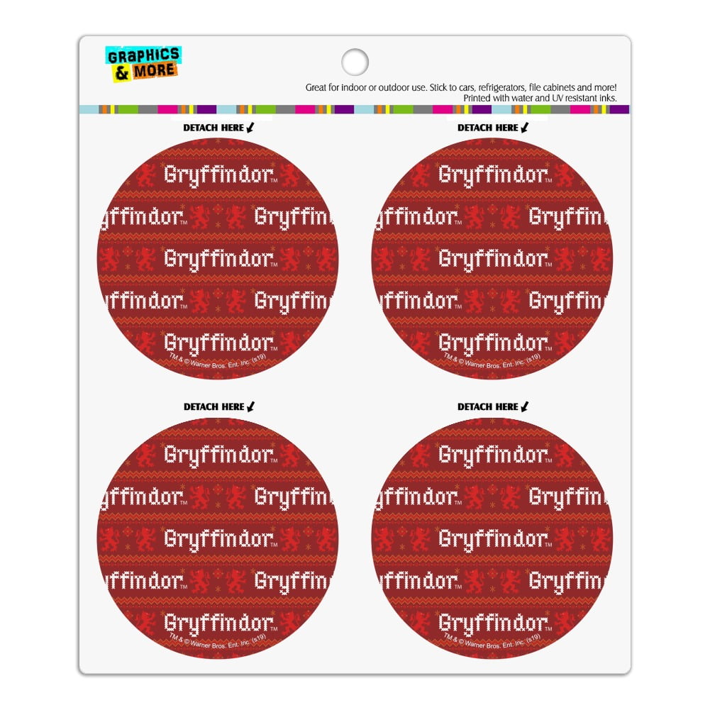 Harry Potter Gryffindor Sweater with Words Pattern Refrigerator Fridge ...
