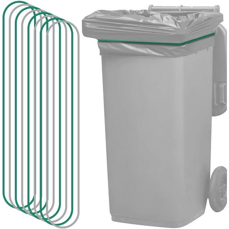 8 Pieces Trash Can Bag Bands Elastic Rubber Bands Kitchen Garbage Bag ...