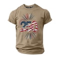 HOWPAY Mens USA 250th Anniversary Shirt Crew Neck Short Sleeve ...