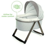 Ingenuity DreamComfort FoldAway Bassinet, Portable Wood Cradle, Airflow ...