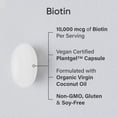 Sports Research Vegan Biotin 10,000mcg with Organic Coconut Oil ...