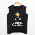 Coffee And Sunshine Men's Sleeveless Muscle Shirt Cotton Tank Top for ...
