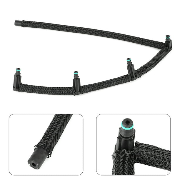 Manguera de combustible con fugas de diésel y características de ...