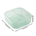 3 Compartment Lunch Box With Lid Portable Bento Container For Office ...
