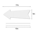 CaraMart 5/10pcs DIY Blank Yard Sign With Stakes Waterproof Double ...