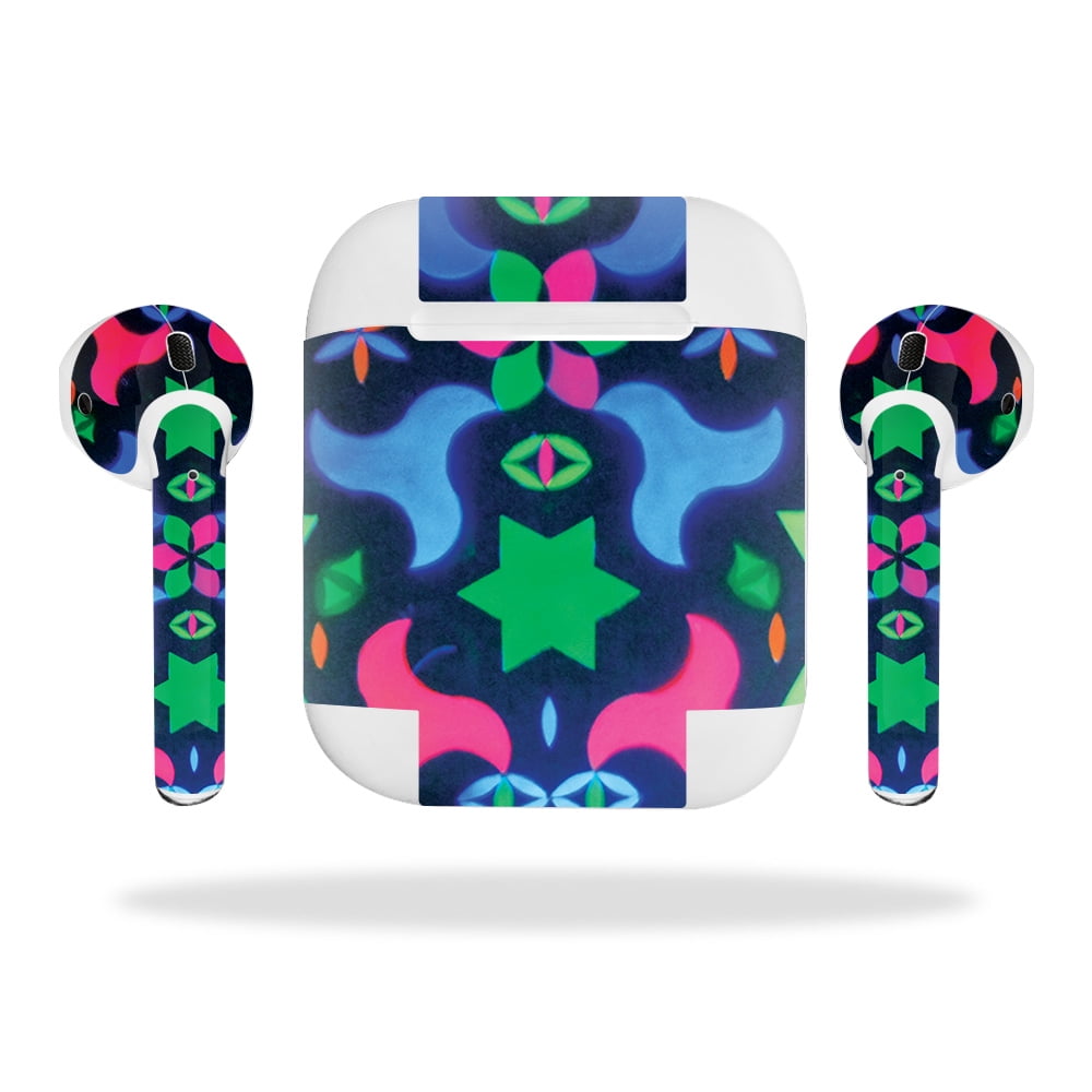 Skin Decal Wrap Compatible With Apple AirPods Geometric Rave - Walmart.com