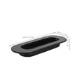 HOMEMAXS 2 Pcs Embedded Stainless Steel Concealed Handle For Sliding ...