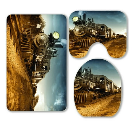 EREHome Vintage Steam engine locomotive train moving down railroad ...