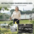 Giraffe Tools CW20 Retractable Garden Hose Reel 5/8" x 60 ft Heavy Duty ...