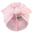Hudson Baby Baby Girl Turban Cotton Headwraps, Leopard, One Size ...