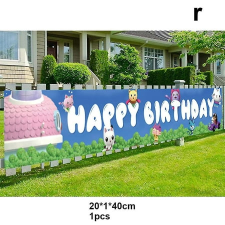 Gabby's Dollhouse Party Supply Cartoon Themed Printed Birthday Party ...