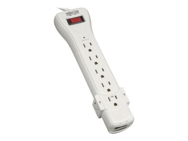 Tripp Lite SUPER6TEL12 7-Outlet Surge Protector (12ft Cord, 1270 Joules ...