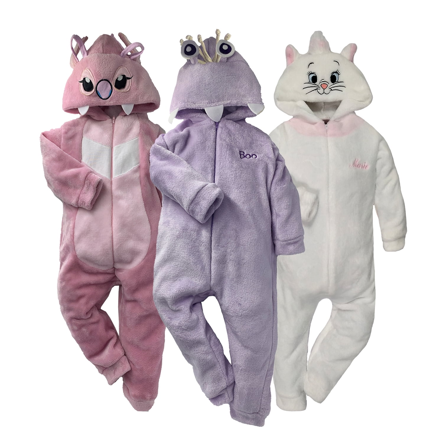 Kit 3 Comandos con Gorro Bordado Disney Angel, Boo, Marie Disney ...