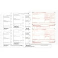 TOPS Carbonless Standard W-2 Tax Forms 4 Part - 5 1/2" x 8 1/2" Sheet ...