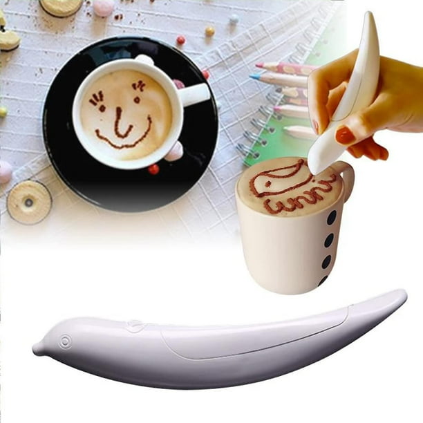 Latte Art Pen, Coffee Spice Pen Carving Pen,diy Creative Pattern For ...