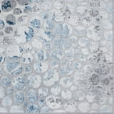 Luxe Weavers Abstract Coastal Pebbles Blue 8x10 Area Rug, Living Room ...