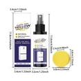 50ml Plastic Yellowing Restorer, Deep Surface Cleaning Agent ...