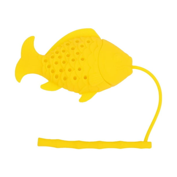 Cute Silicone Tea Infuser Food Grade Fish Shape Design Tea Filter Funny ...