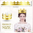 100 Pcs Gold Paper Crowns Birthday Party Bulk for Adults Classroom ...