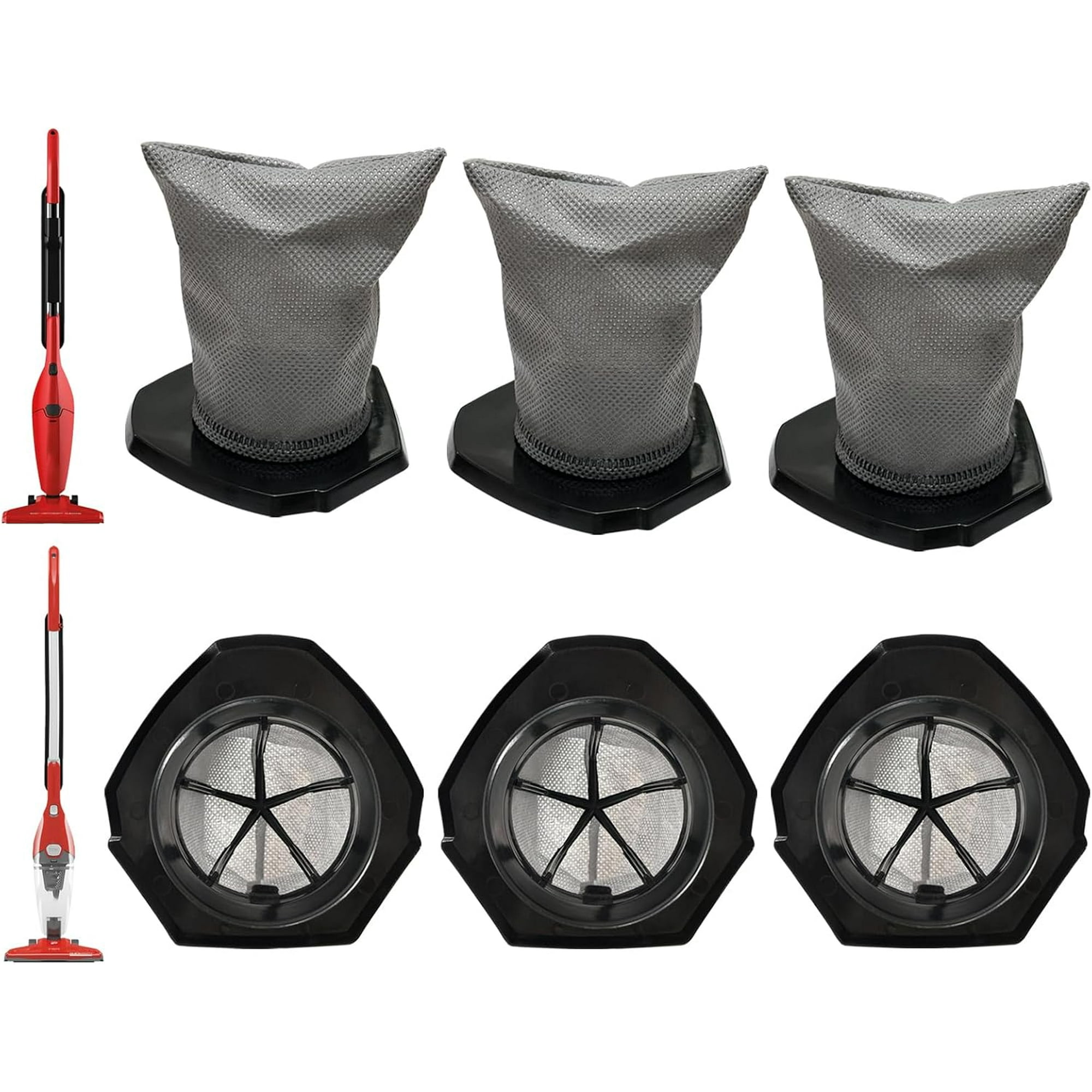 Salafire 6 Pack F113 Hepa Filter Replacement For Dirt Devil Simplistik Plus 3-In-1 Corded Stick Vacuum Sd20000red