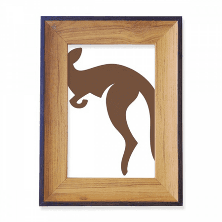 Australia Flavor Kangaroo Brown Outline Photo Frame Exhibition Display ...