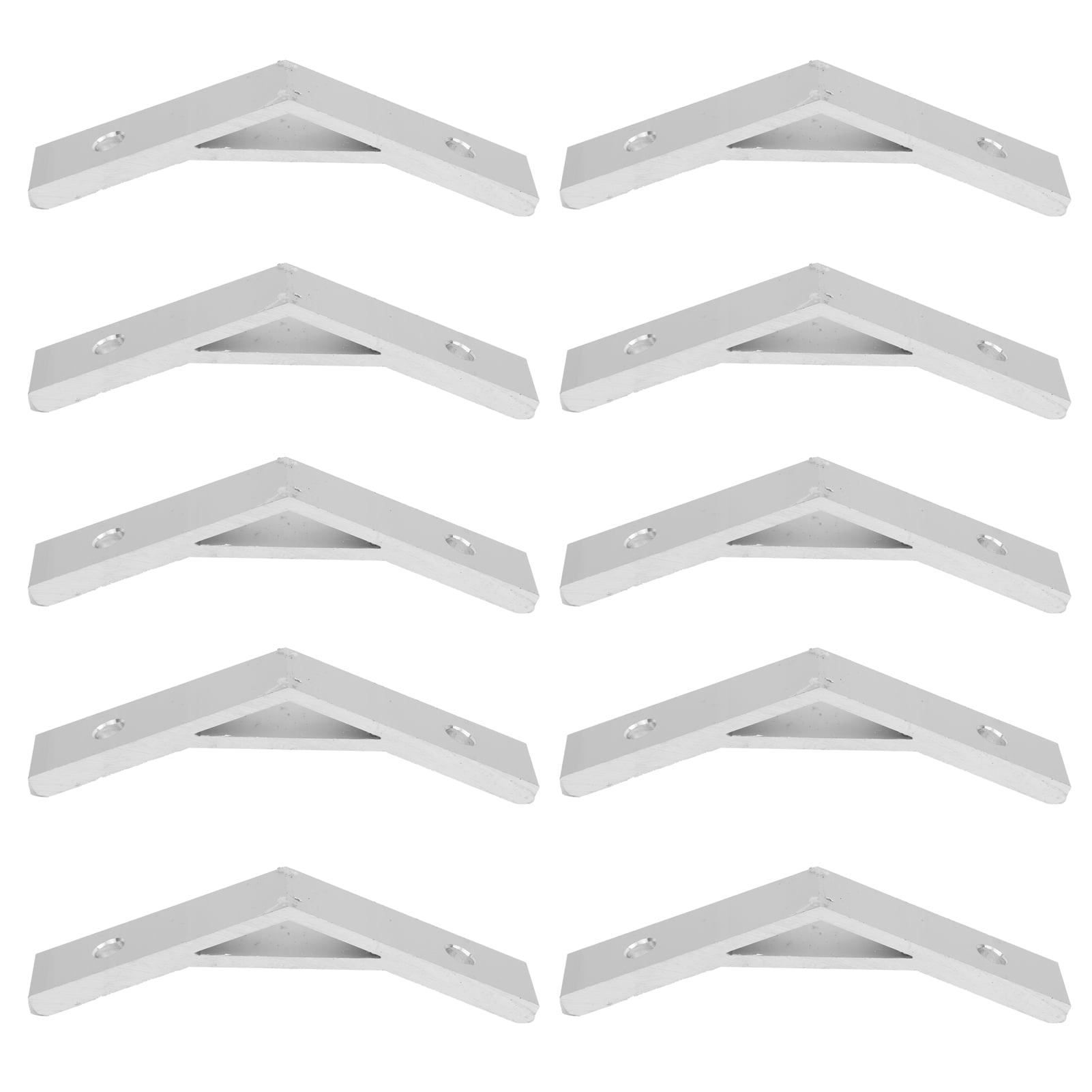 10pcs 135 Degrees Bracket Angle Aluminum Alloy Corner Braces Bracket ...