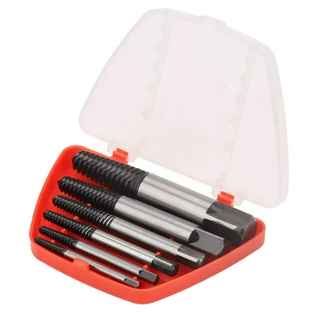 Screw Extractors Set of 6pcs Damaged Chrome Vanadium Steel Bolt ...