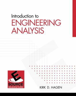 Pre-Owned Introduction to Engineering Analysis (Paperback) 0130167339 ...