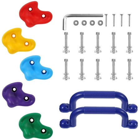 Jicidcha Rock Climbing Holds for Kids with Installation Hardware ...