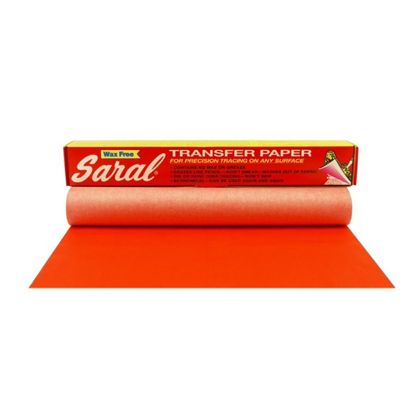 Saral Wax Free Transfer Paper - Red - 12 inches x 12 foot Roll ...