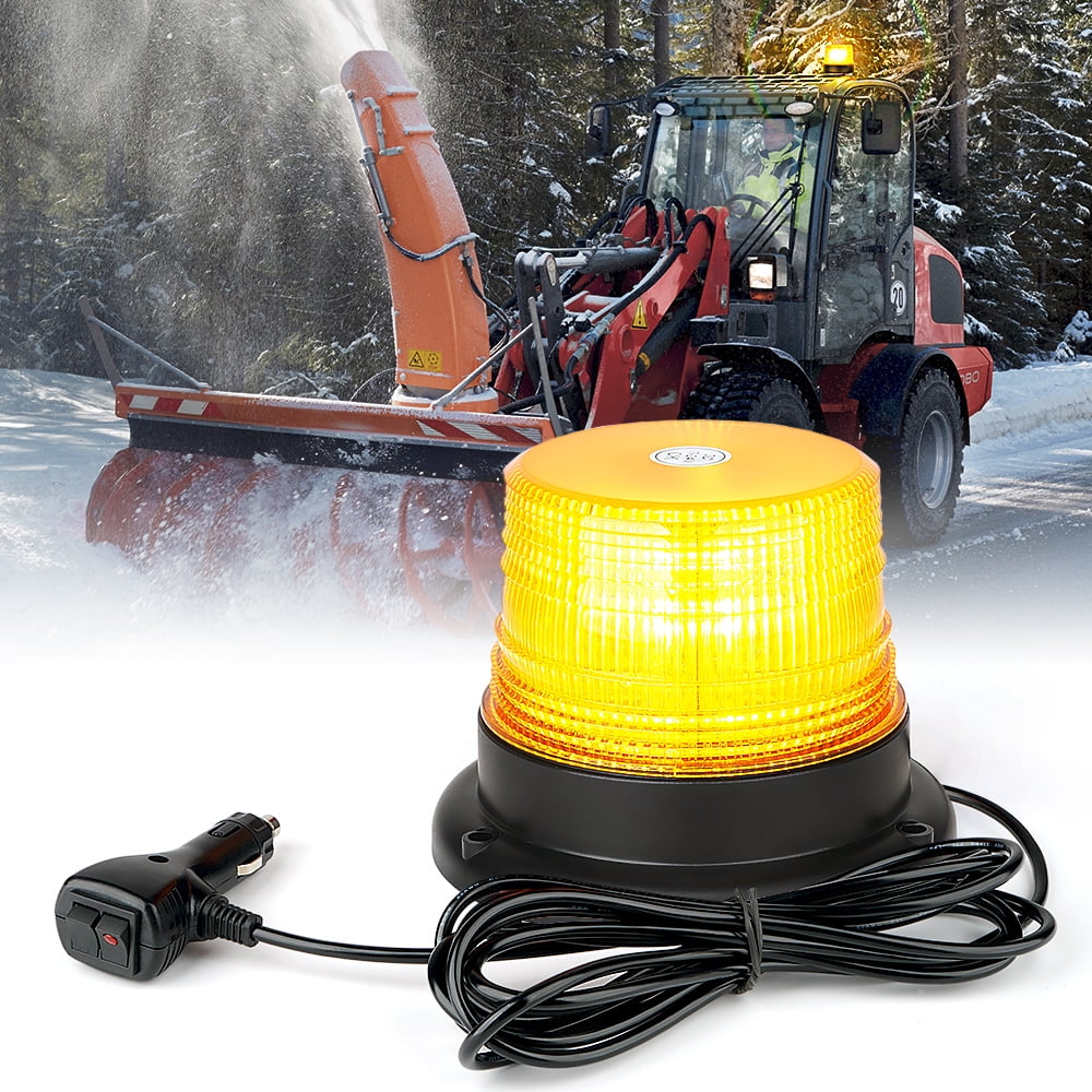 Xprite Nova Series 20W LED Exterior Beacon Strobe Light - Amber ...