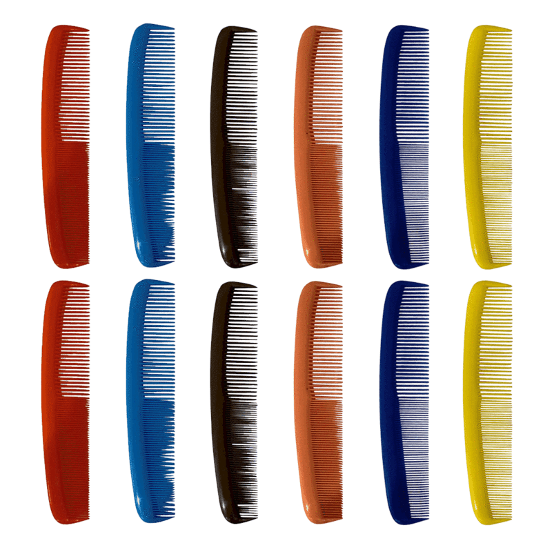 7 Inch Colorful Hair Combs for Men and Women - Walmart.com