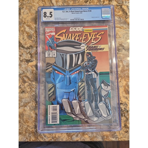G.I. Joe, A Real American Hero #139 - CGC 8.5 Comic Book - Walmart.com