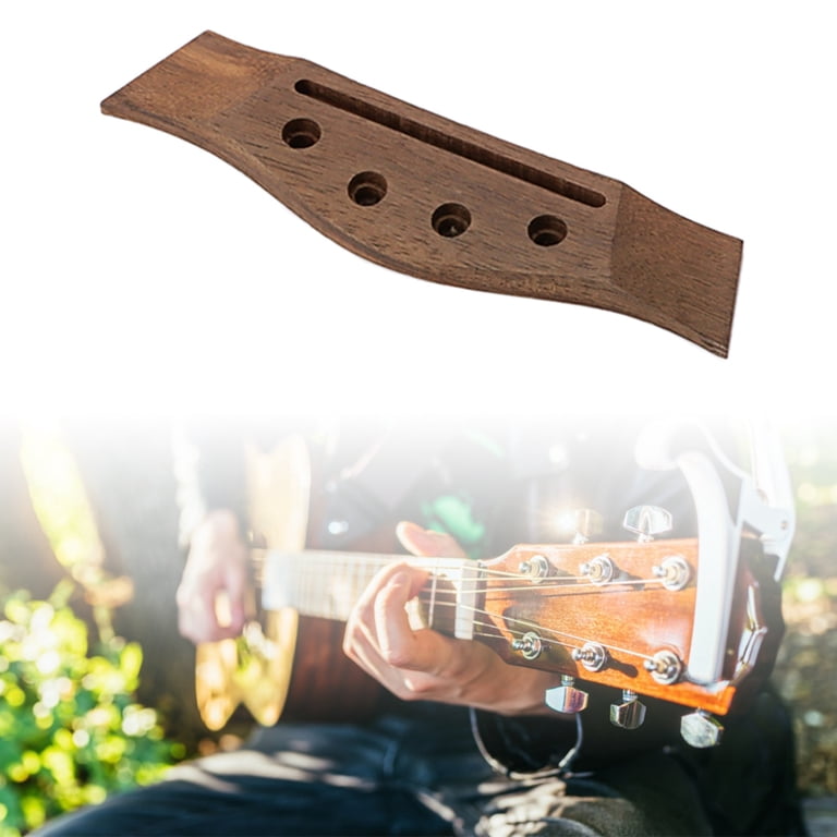 Bridge Acoustic Guitar 4-String Acoustic Bass Bridge - Rosewood With ...