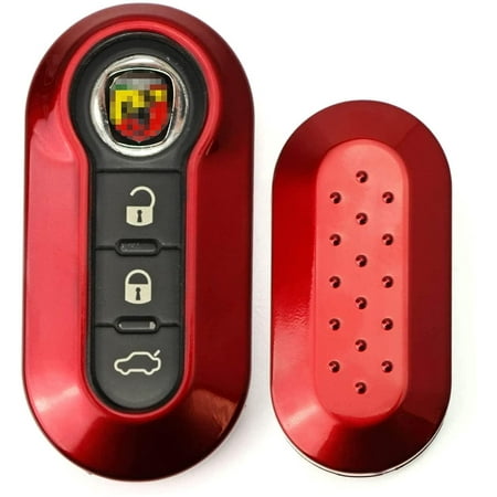 iJDMTOY (1) Exact Fit Gloss Metallic Red Smart Remote Key Fob Shell ...