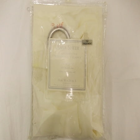 Anya Sheer 1 Grommeted Waterfall Valance, 25 in. W x 24 in. L | Walmart ...