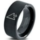 Tungsten Mouse Arrow Pointer Cursor Band Ring 9mm Men Women Comfort Fit ...