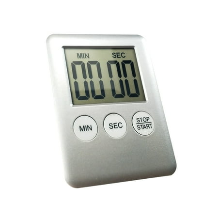 Digital Cooking Timer LCD Display Baking Countdown Alarm Button ...