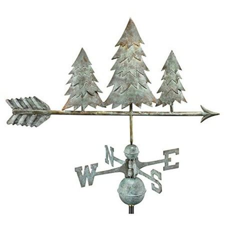 Good Directions Pine Trees Weathervane, Blue Verde Copper | Walmart Canada