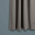 Lush Decor INSULATED BACK TAB Blackout 84" x 52" Solid Dark Gray 3 ...