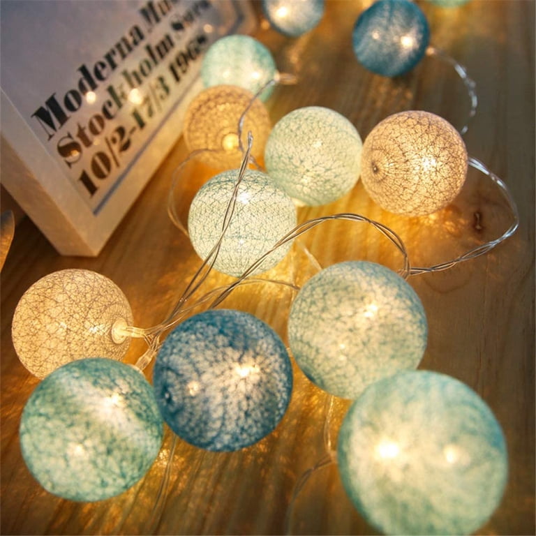 Woven Ball String Lights