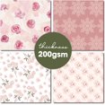 48 sheets Spring Vintage Scrapbooking Cardstock Decorative Paper Pack ...