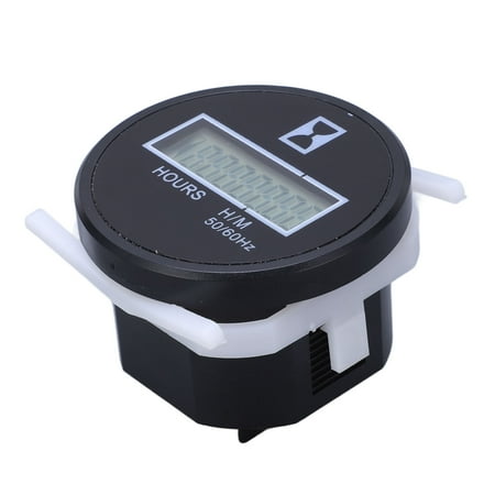 Hour Meter Gauge, Digital Hour Meter High Strength ABS Shell Large Range For Construction ...