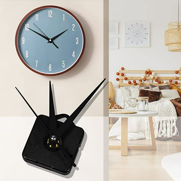 Clock Mechanisms Kit Quartz Movement Hands Large Wall Table Sweep ...